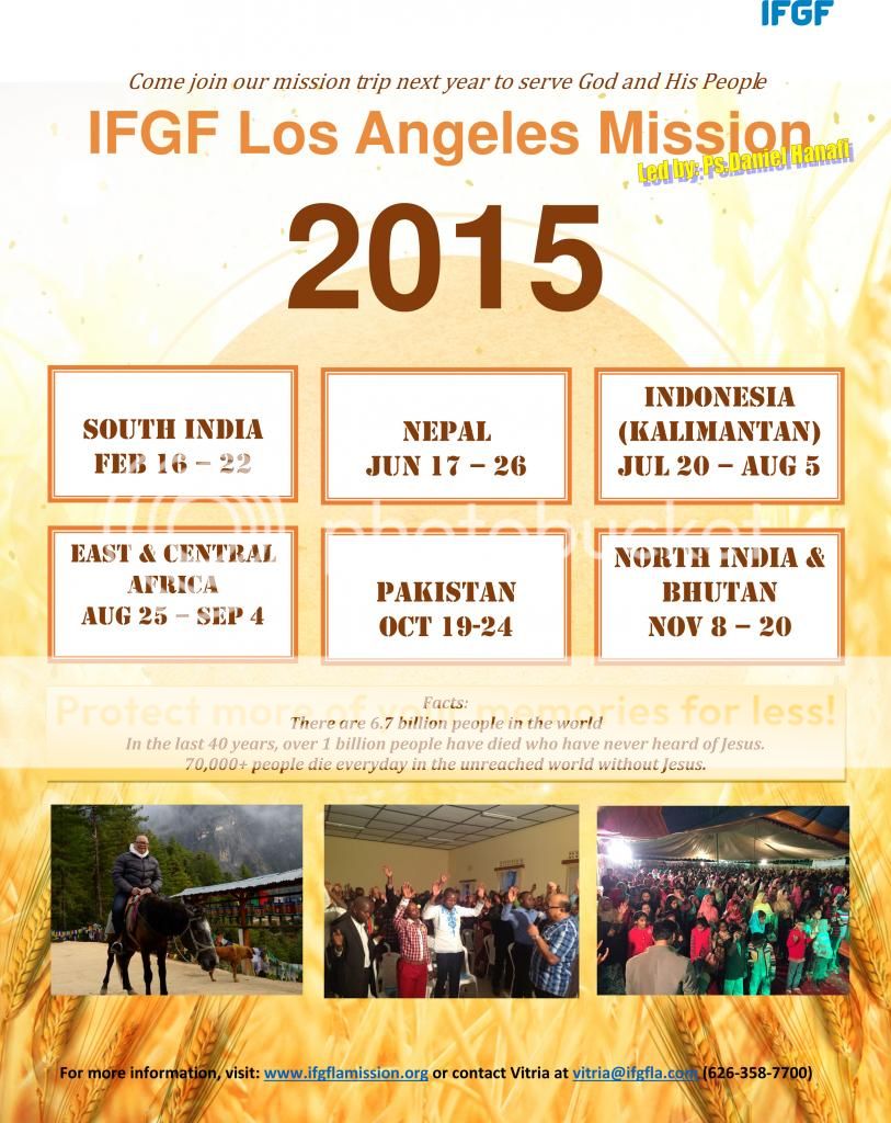 IFGF LA Missions 2015 | IFGF LA MISSION